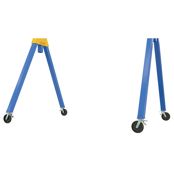 Adjustable Steel Gantry Cranes with Total Locking Casters|Parallel ...